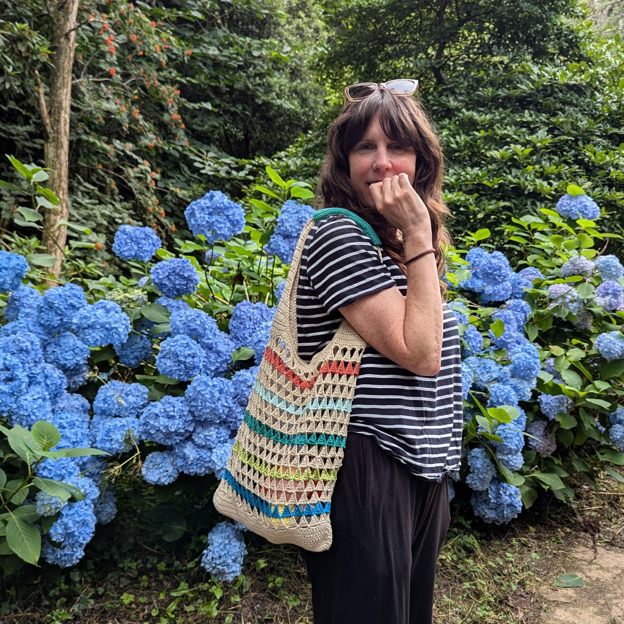Bermuda Triangle Crochet Bag Pattern: Cotton Tote (PDF Pattern) - Etsy