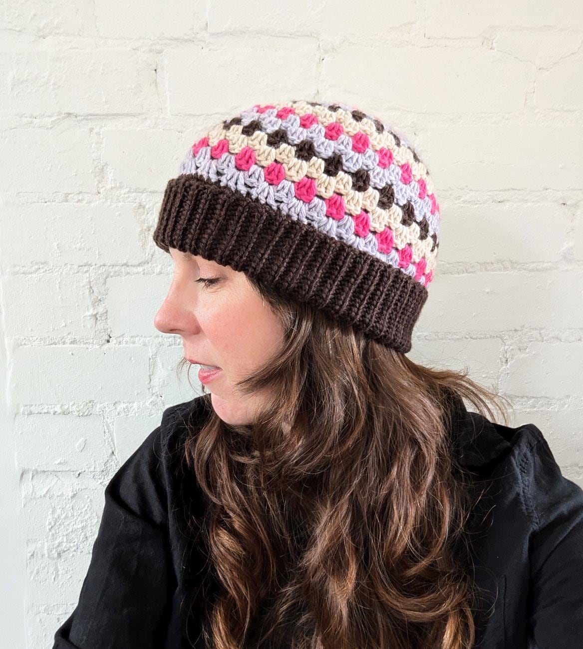 Granny Stripe Crochet Hat Pattern. PDF Download - Etsy