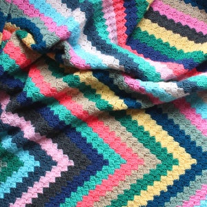 Chevron C2C Crochet Blanket PDF Pattern - Etsy
