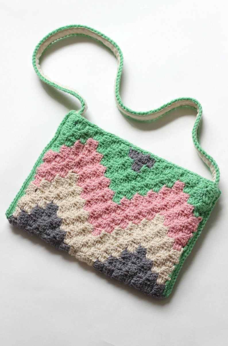 C2C Geo Bag Crochet PDF Pattern. 3 Designs Included! - Etsy