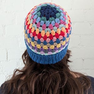 Granny Stripe Crochet Hat Pattern. PDF Download - Etsy