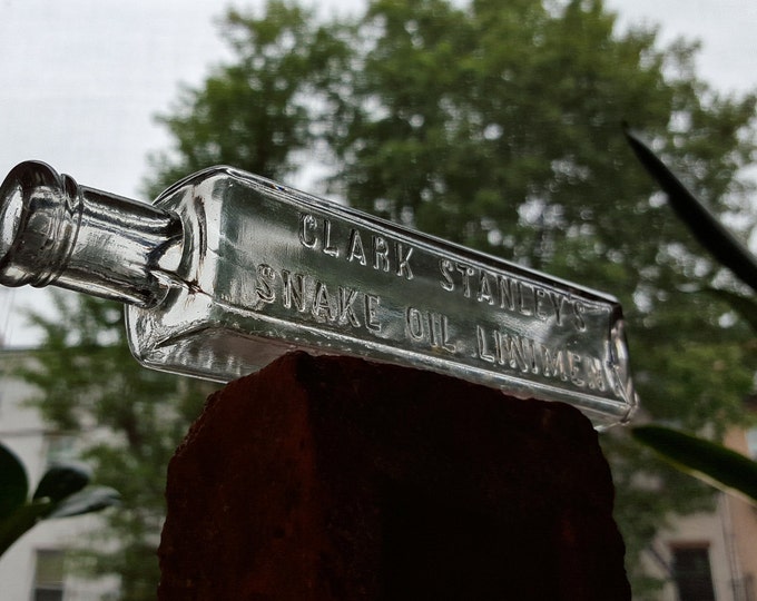 Clark Stanley's Snake Oil Liniment Antique Bottle 1880's - Etsy