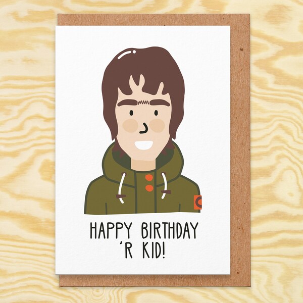 Oasis R Kid Birthday Card - Etsy