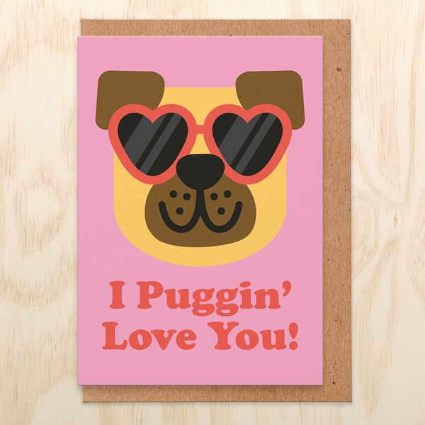 Pug Valentine - Etsy UK