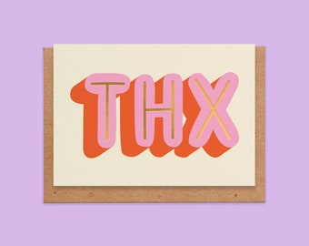 Wedding Thx Card - Etsy