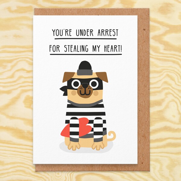 Pug Valentine - Etsy