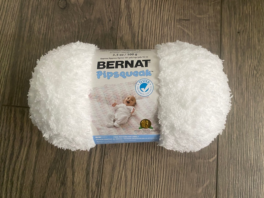 YARN - 1 Ball of Fuzzy White Yarn for Fuzzy Sheep Baby Blanket Pattern ...