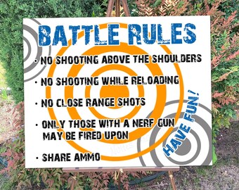 Dart Rules Poster | Etsy