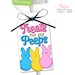 Easter Peeps Treat Tags, Bunny Candy Labels, Printable Gift Bags ...