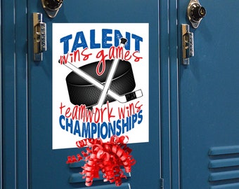 Hockey Locker Room Sign - Etsy