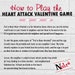 Kids Valentine Game, Heart Attack Game, Fun Printable Valentine ...