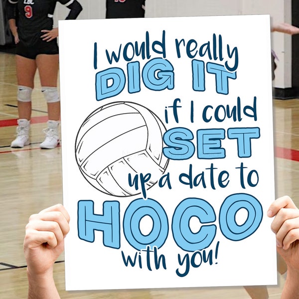 Volleyball Hoco Proposal - Etsy