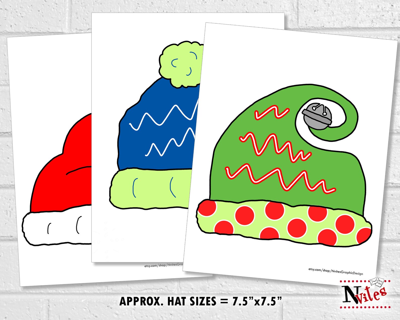 Holiday Photo Booth Props Christmas Photo Props Fun Holiday - Etsy