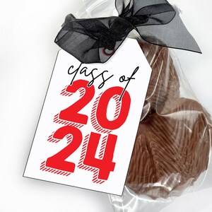 Graduation Tags Class of 2024, Senior Class 2024 Party Favor Tags, Grad ...