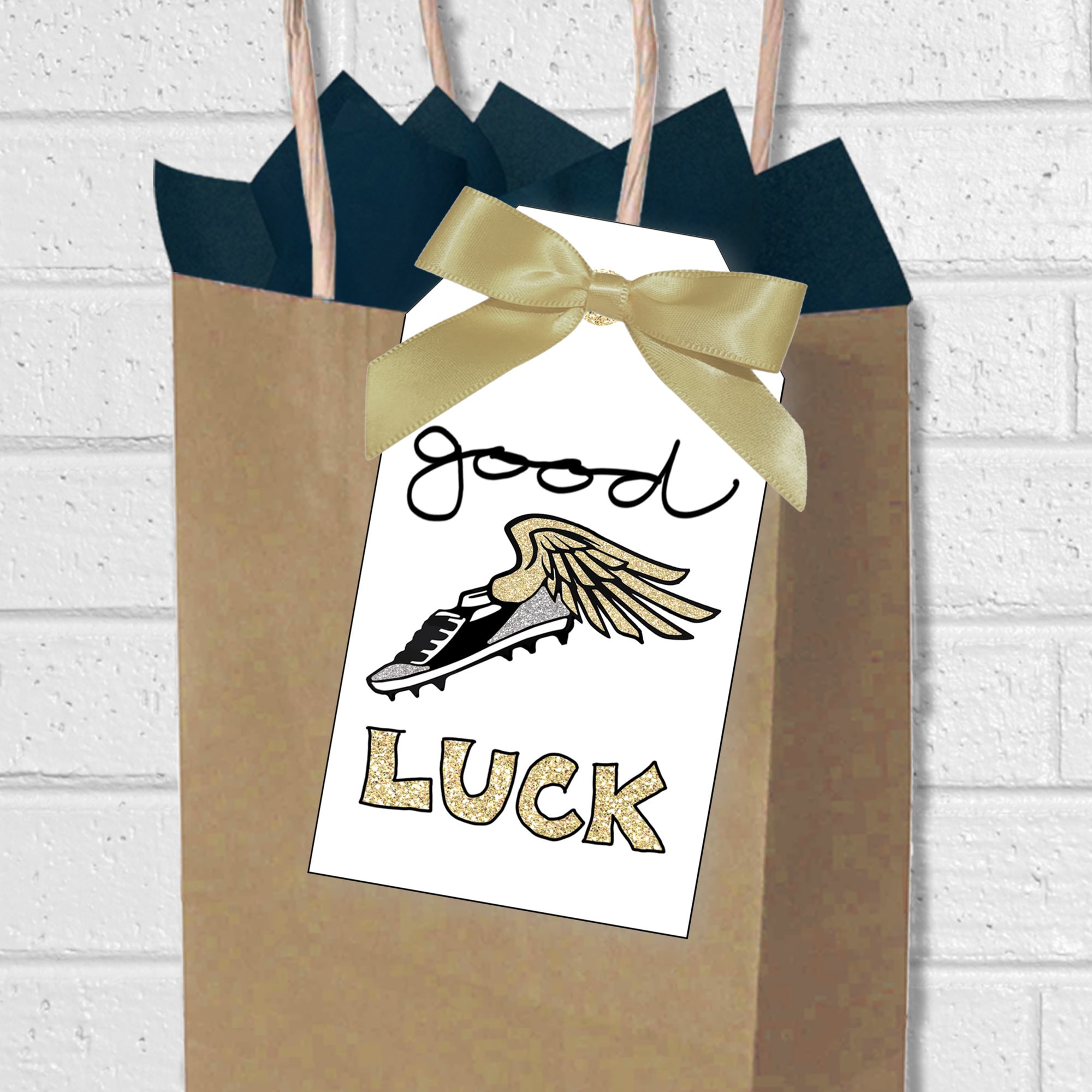 Track Good Luck Favor Tags, Printable Running Team Gift (PDF) - Etsy
