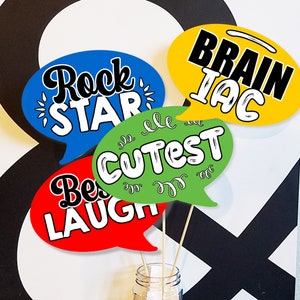 High School Photo Booth Props, Prom Homecoming Graduation or Class ...