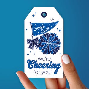 Cheer Good Luck Treat Tags, Team Game Day Goodie Bags (digital Download ...