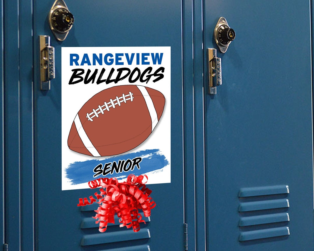 Football Locker Sign Football Team Hotel Door Hanger Custom - Etsy