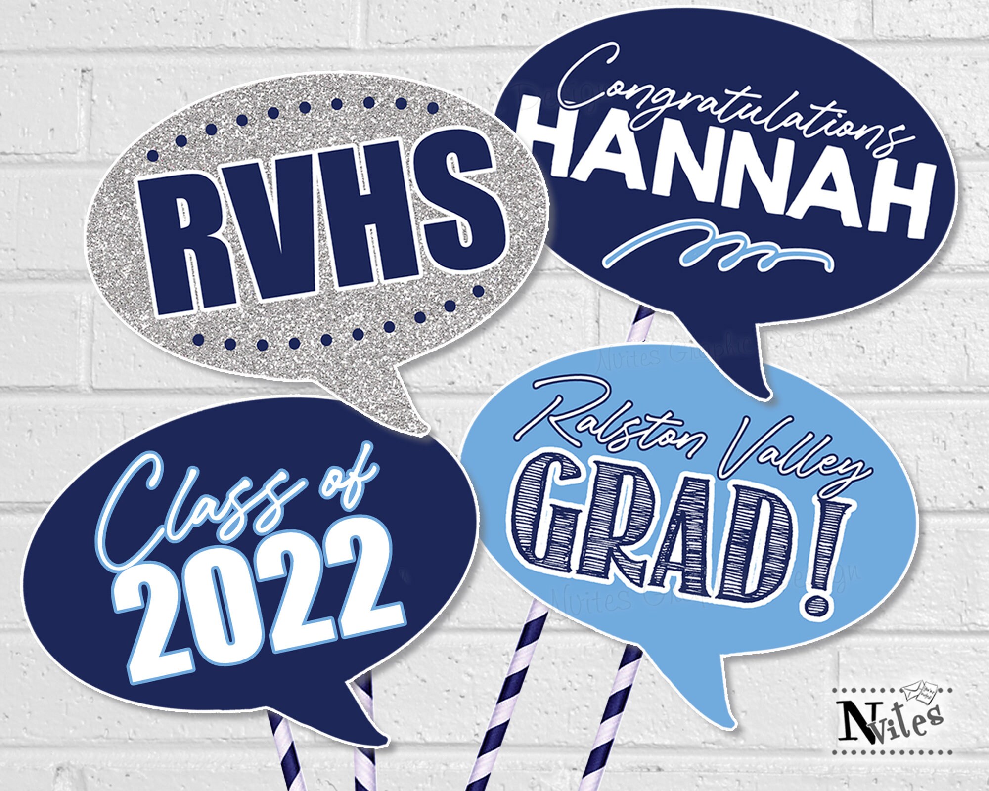 Graduation Photo Booth Props Class of 2022 Photo Props - Etsy