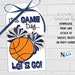 Cheer and Basketball Good Luck Tags, Basketball Game Treats, Printable ...