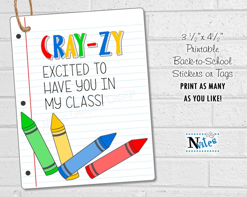 Back to School Welcome Tags Student Welcome Tags With | Etsy