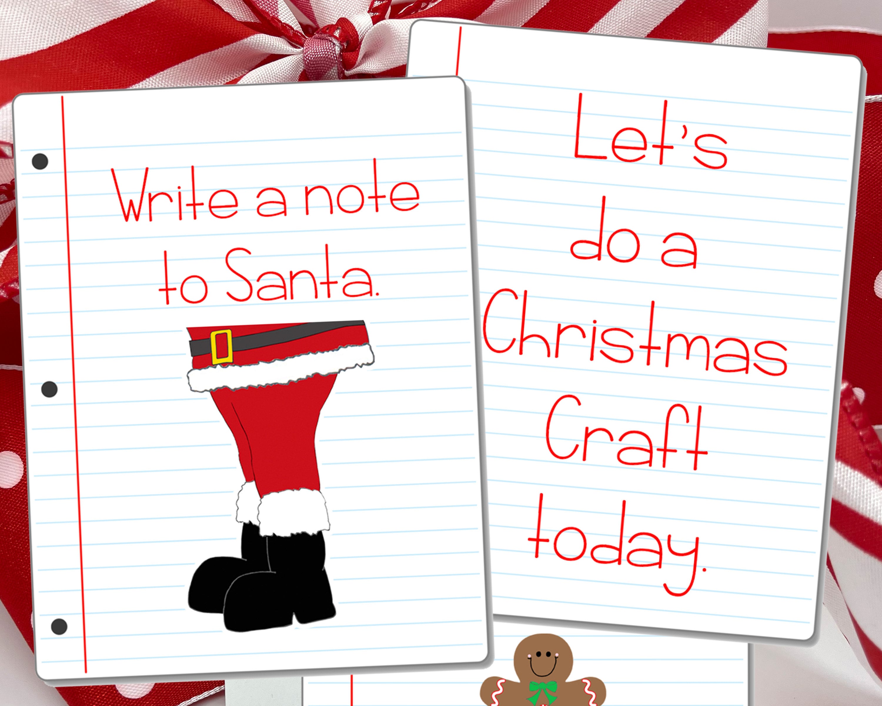 Printable Elf Notes Holiday Cards From Your Elf Messages - Etsy