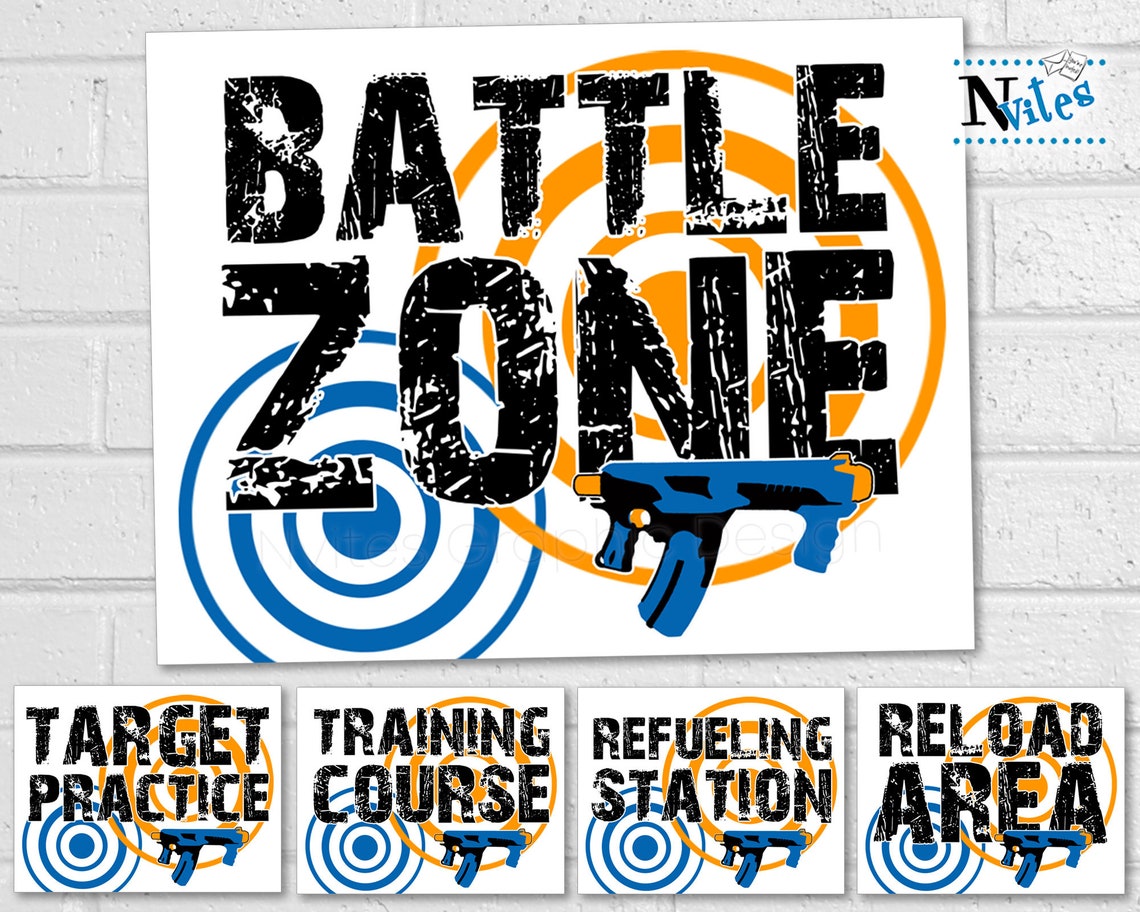 Dart Party Signs Dart Battle Party Decor Dart War Signs - Etsy Canada