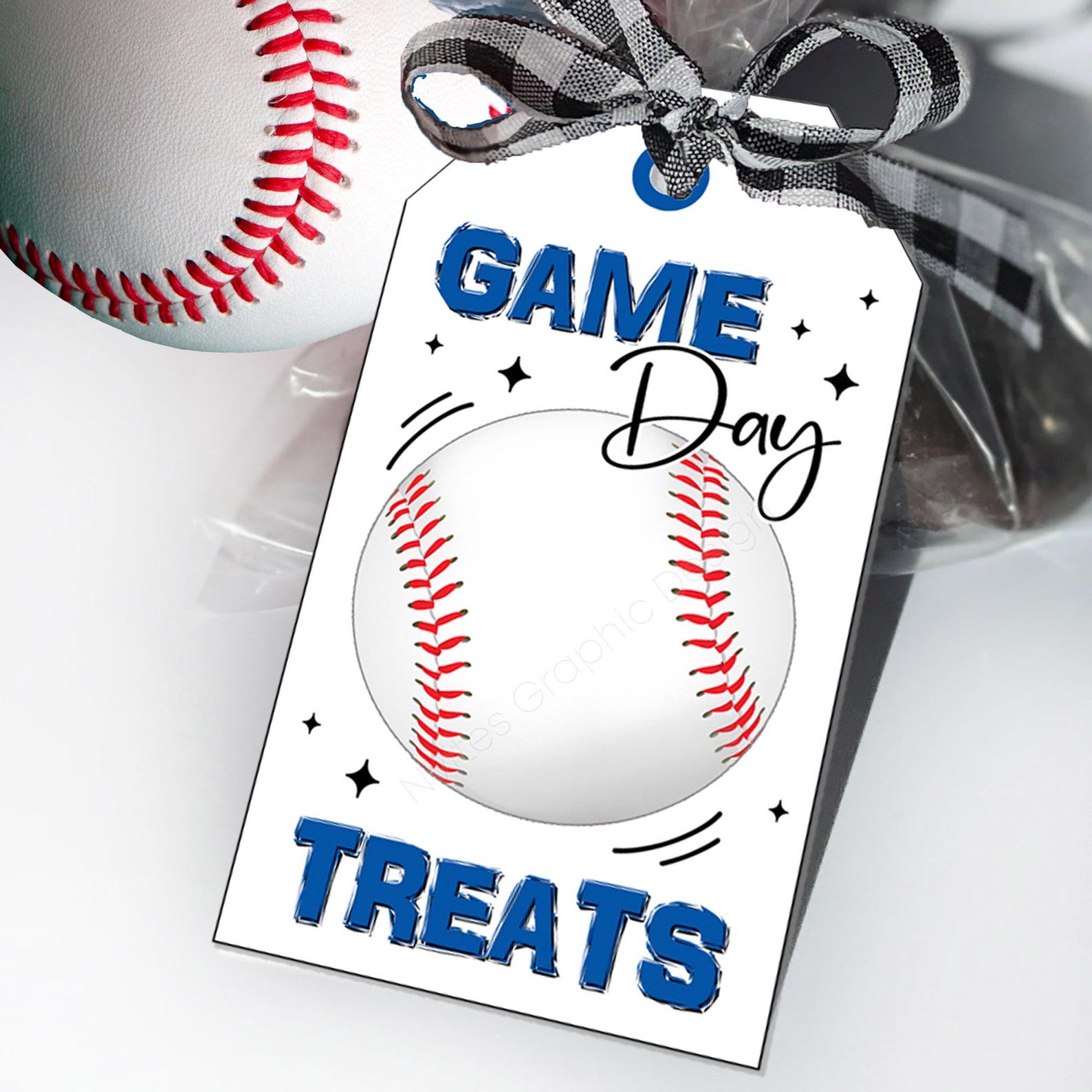Baseball Game Day Treats, Team Tournament Goodie Bag Tags, Leave It on ...