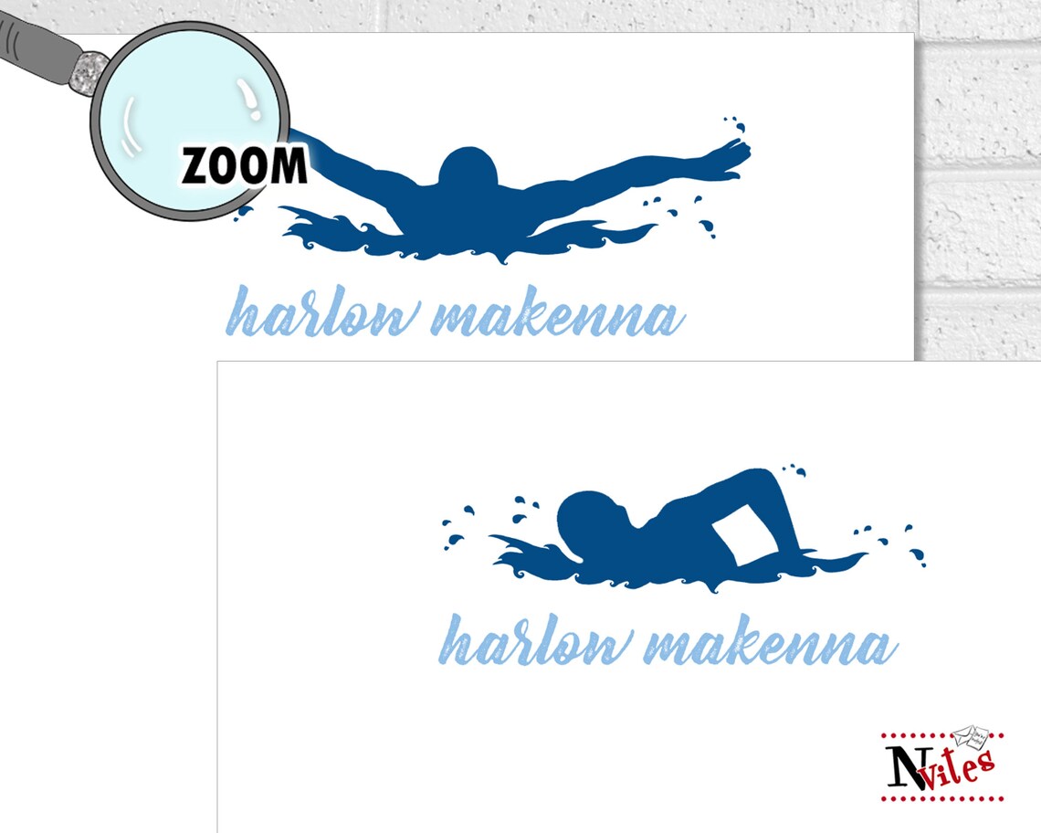 Swim Thank You Notes Swimmer Stationery Swim Team Gift - Etsy