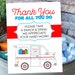 Delivery Driver Appreciation Snack & Drink Sign, Please Take One ...
