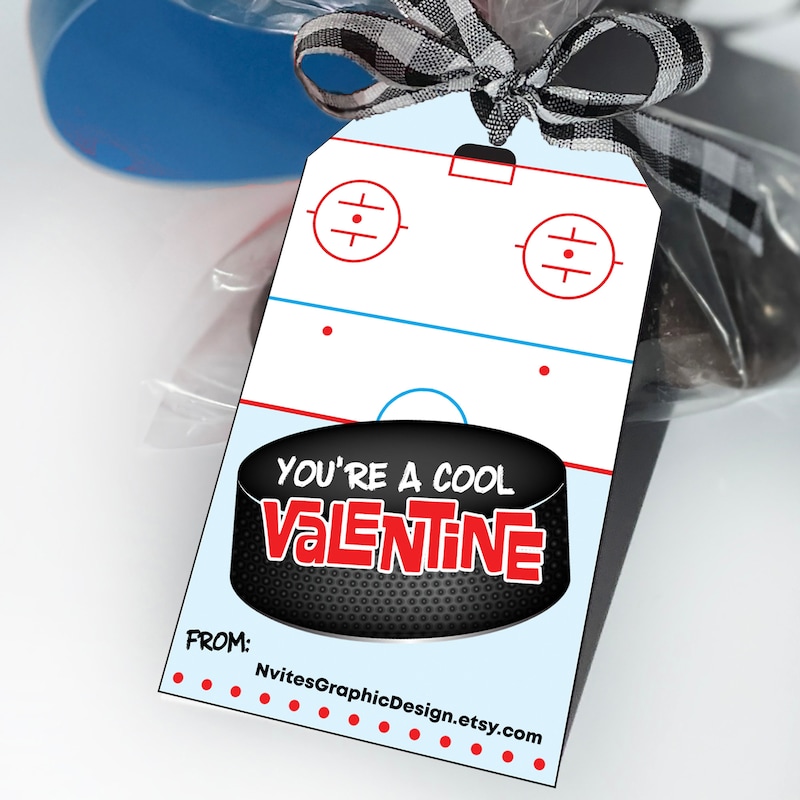 Hockey Friend Valentines - Etsy