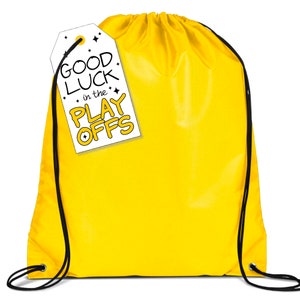 Playoffs Good Luck Tags, Team Game Day Treats, Printable Sports Post ...