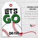 Baseball Good Luck Tags Baseball Team Treat Labels Printable - Etsy
