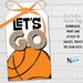 Basketball Good Luck Tags, Basketball Team Tournament Treat Label, Let ...
