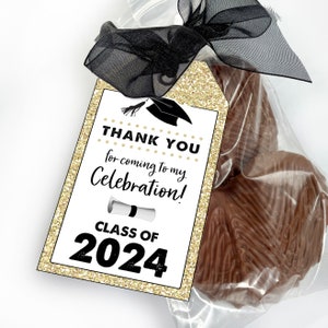 2024 Graduation Tags, Class of 2024 Party Favor Tags, Grad Thank You ...