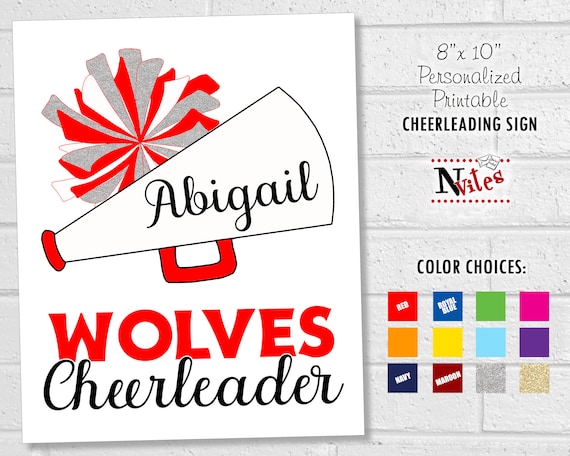 Custom Cheerleading Signs