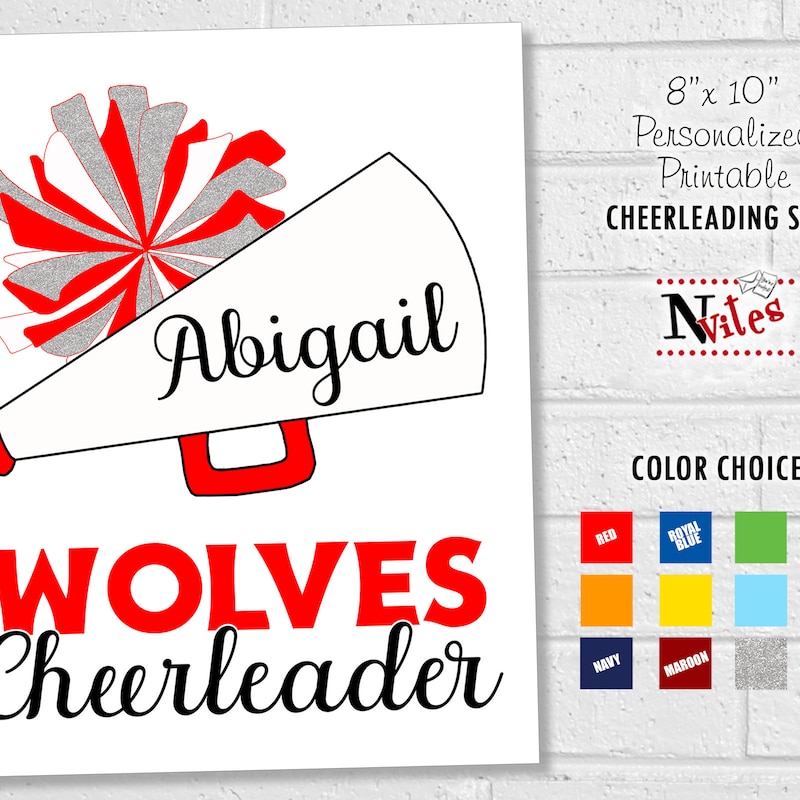 Cheerleader Signs - Etsy