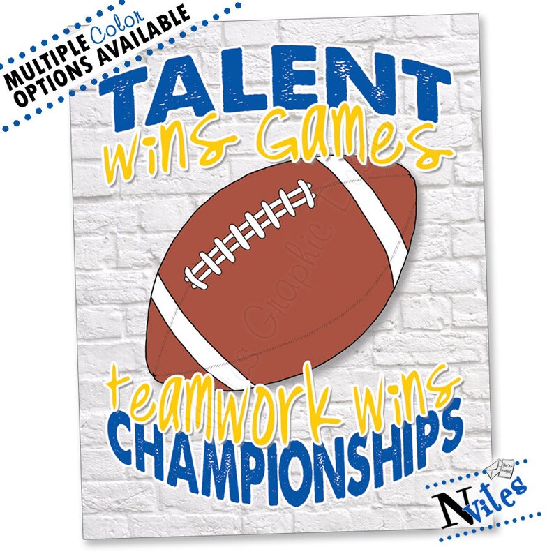 Football Locker Room Sign Football Sign in School Colors - Etsy