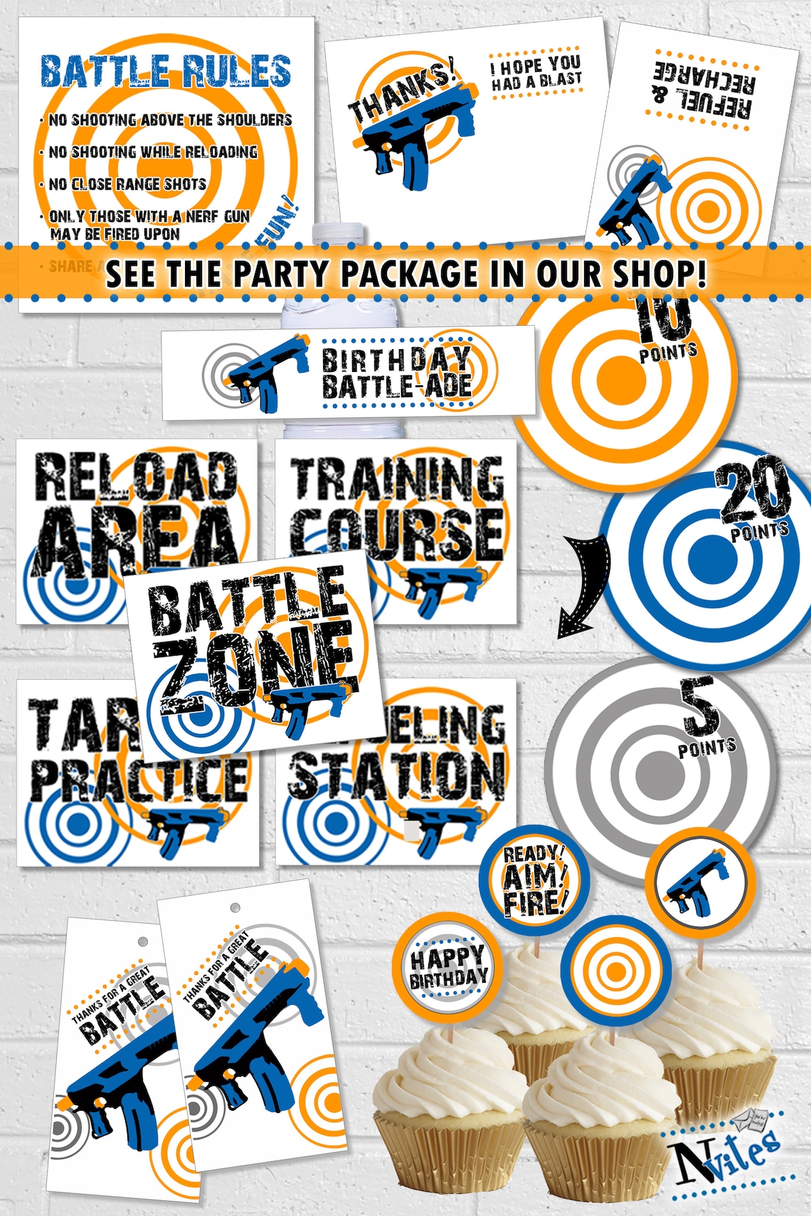Dart Party Signs Dart Battle Party Decor Dart War Signs - Etsy Canada