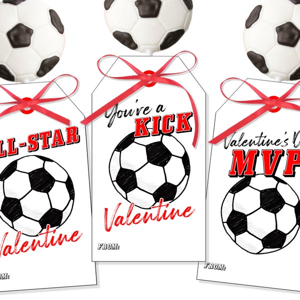 Soccer Valentine - Etsy