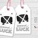Hockey Good Luck Tags Hockey Team Treat Tags or Labels - Etsy