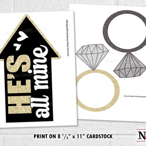 Wedding Photo Booth Props, Team Bride and Groom Reception Selfie ...