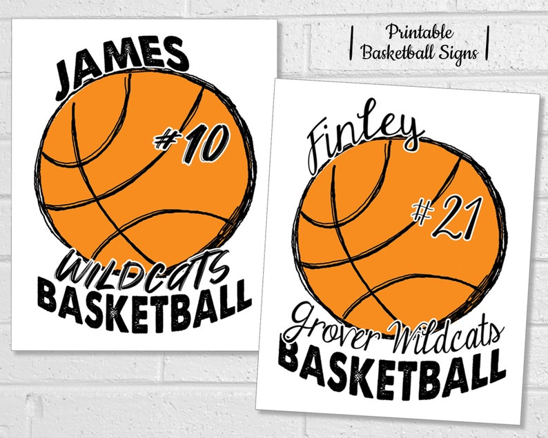 Basketball Locker Sign, Basketball Team Printable Locker Signs or Door ...