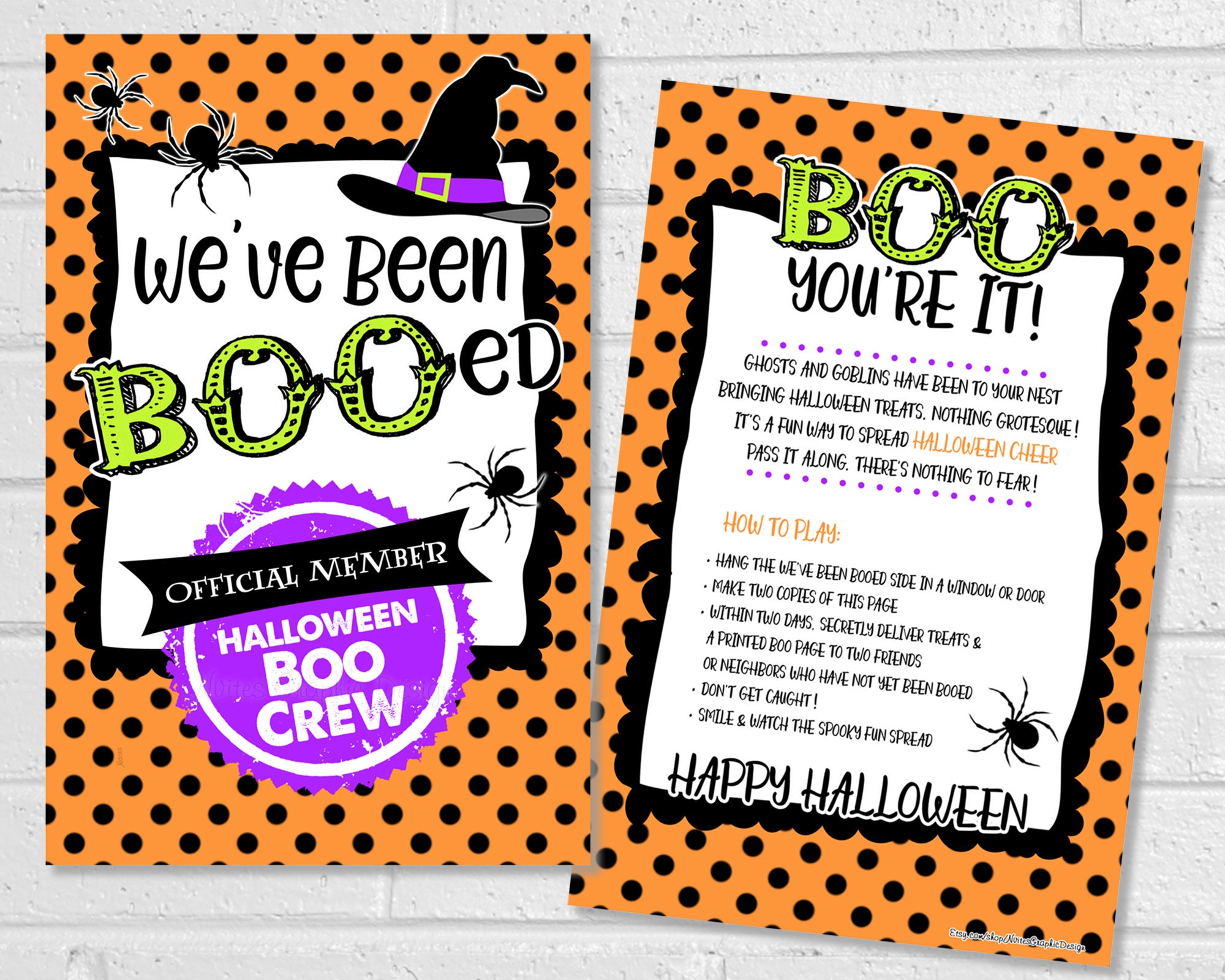 You've Been Booed We've Been Booed Halloween Boo | Etsy