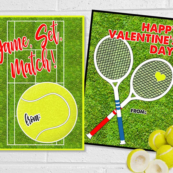 Tennis Card - Etsy