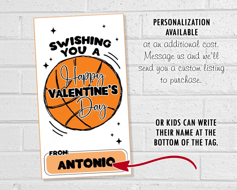 Basketball Valentine Cards, Printable Swishing You a Happy Valentine's ...