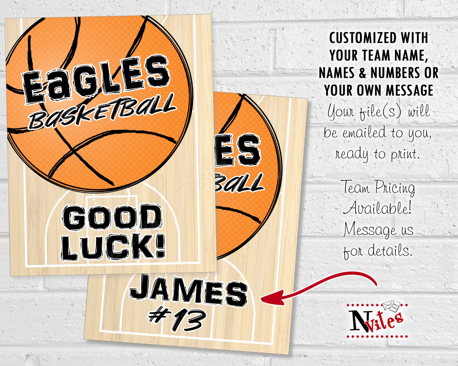 Basketball Locker Sign, Basketball Team Printable Locker Signs or Door ...