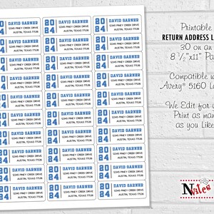 2024 Graduation Labels, Graduation Return Address Labels, Class of 2024 ...
