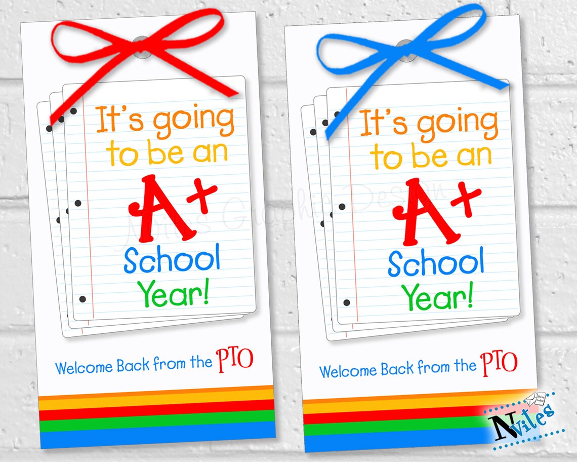 Printable Back to School PTA Tags PTA Welcome Back Gifts New | Etsy