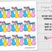 Treats for My Peeps Square Tags, Easter Peeps Gift Tags, Easter Basket ...
